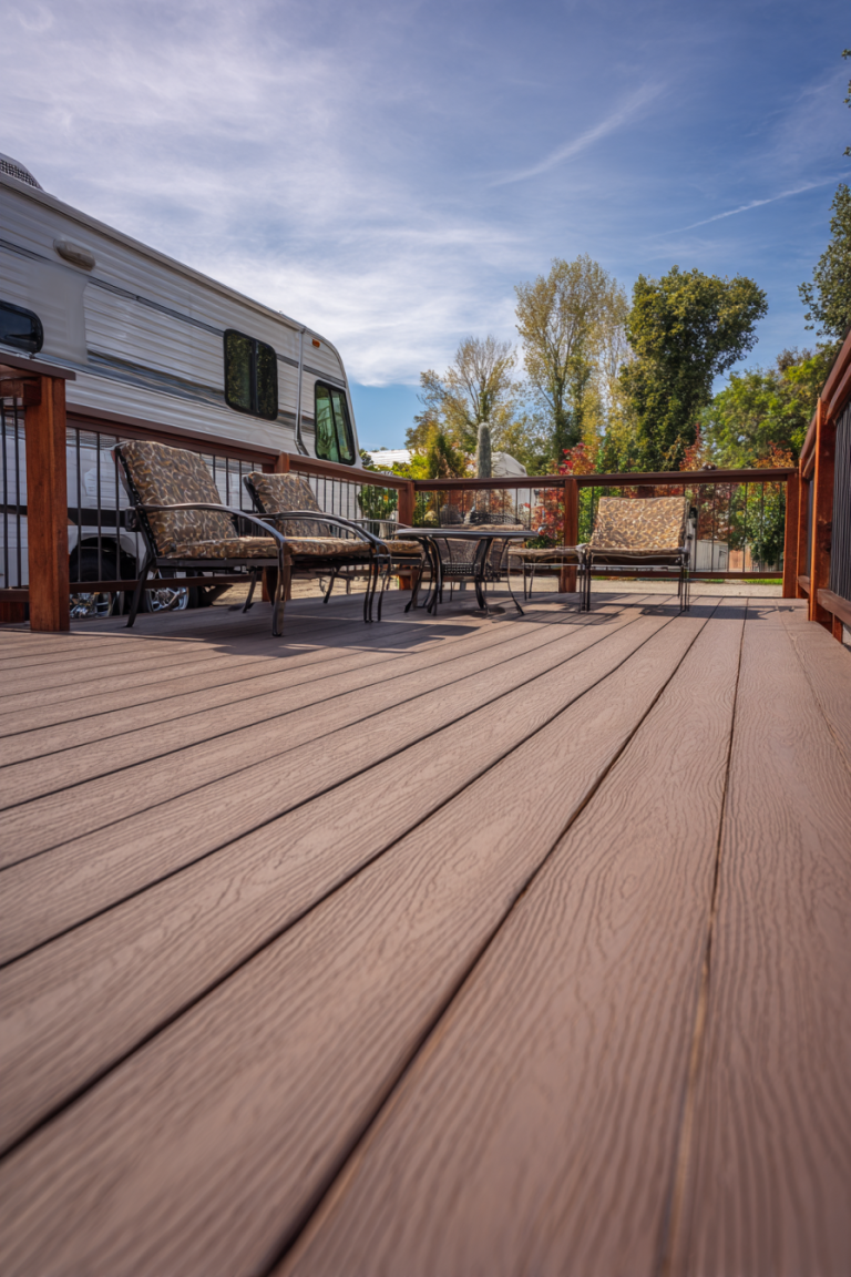 17 Best RV Deck Ideas to Transform Your Campsite | The Decor Advisor